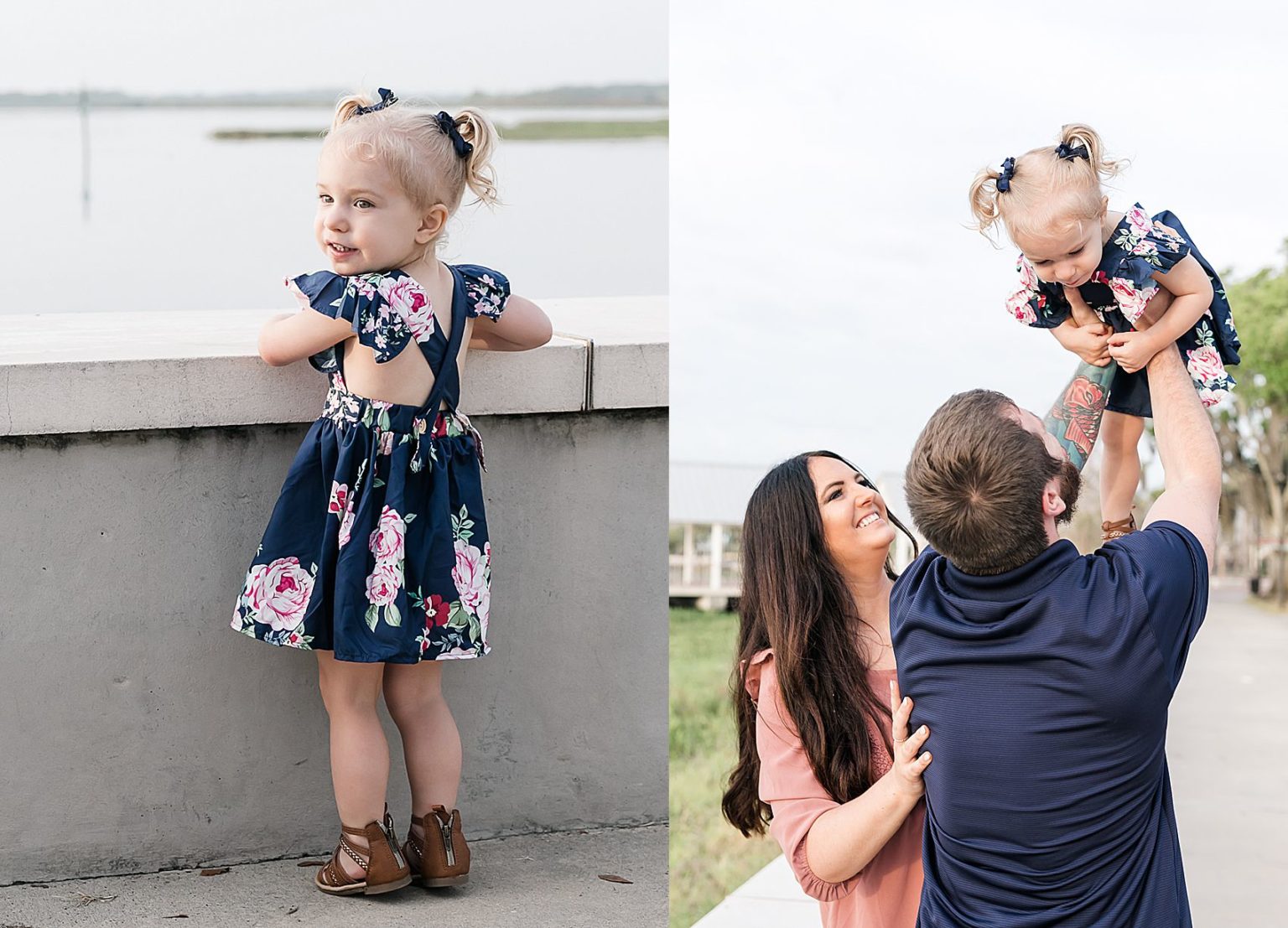 Blue and Pink Theme Family Photos - lbalagtasphotography.com